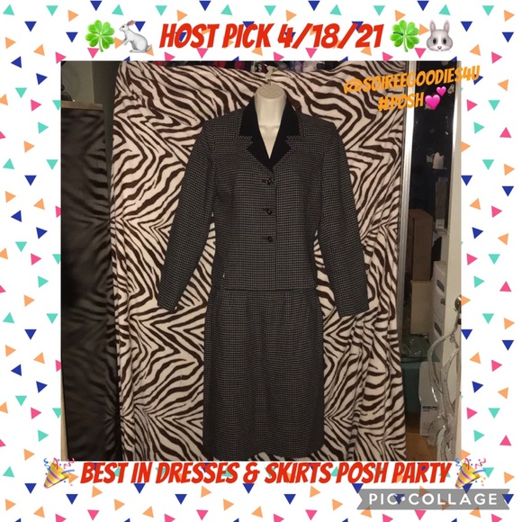 Kasper | Skirts | Kasper Asl Petite 6p Matching Blazer Skirt | Poshmark